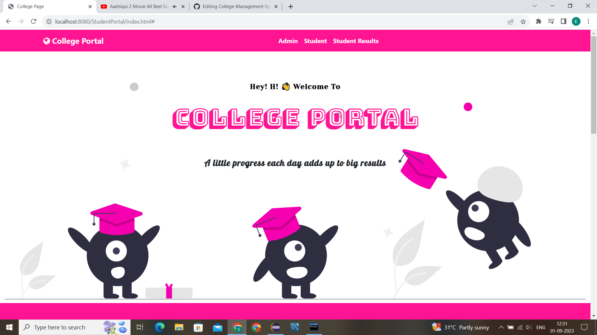 GitHub - Royal-Code-Master/College-Management-System: This application ...