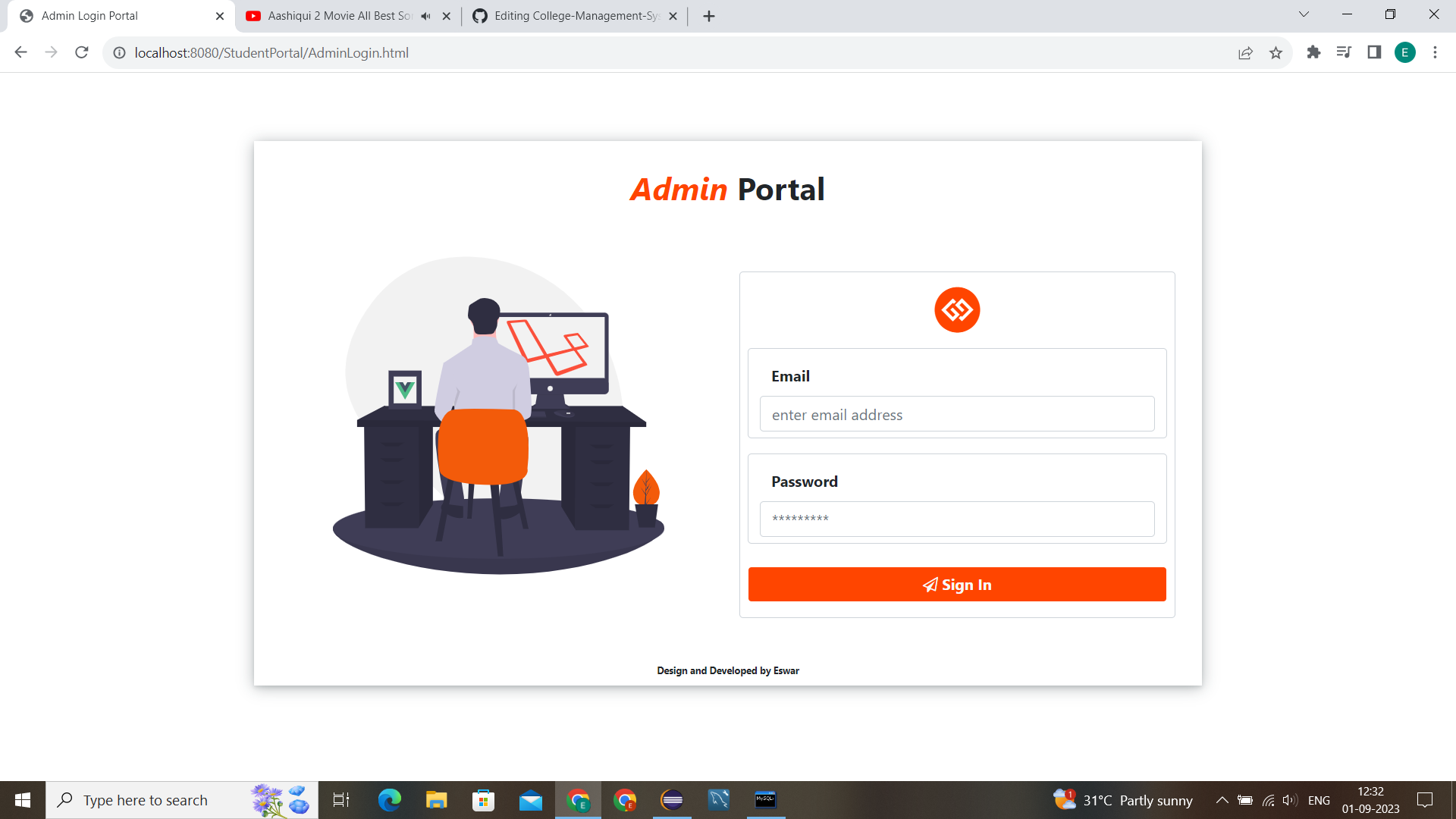 GitHub - Royal-Code-Master/College-Management-System: This application ...