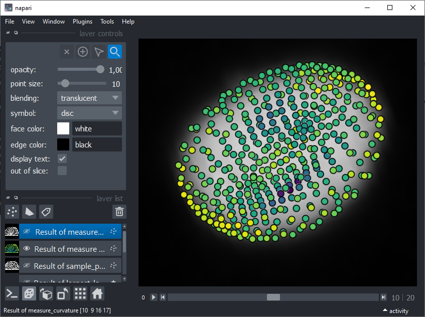 Curvature measurement does not update measurement when going over time · Issue #71 · campaslab ...