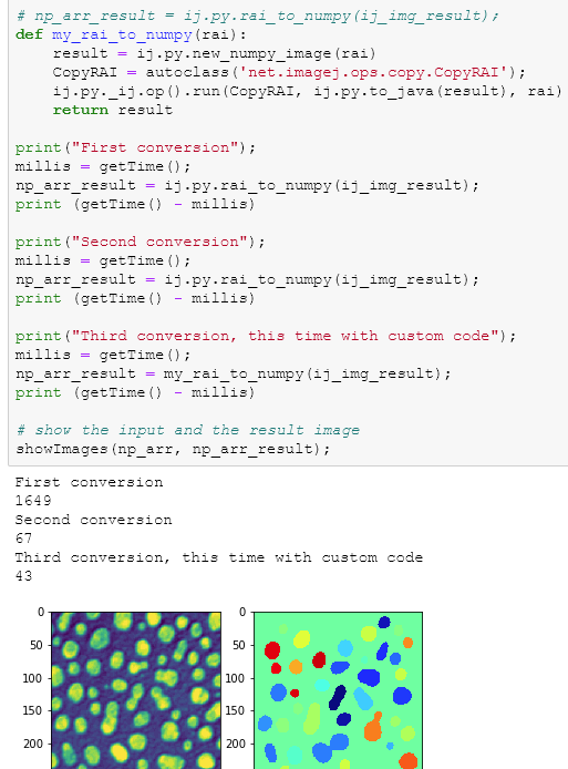 Potential performance improvement of rai_to_numpy · Issue #46 · imagej/pyimagej · GitHub