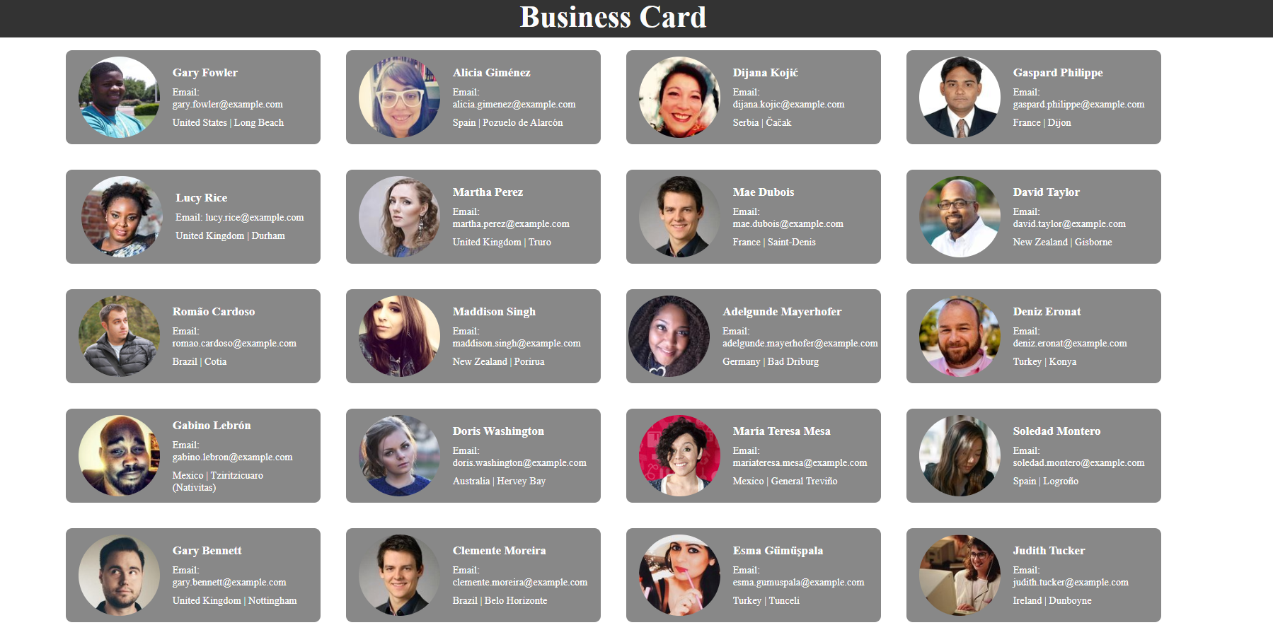 GitHub - cengarm/BusinessCard: I hooked random people with the help of axios and created a ...