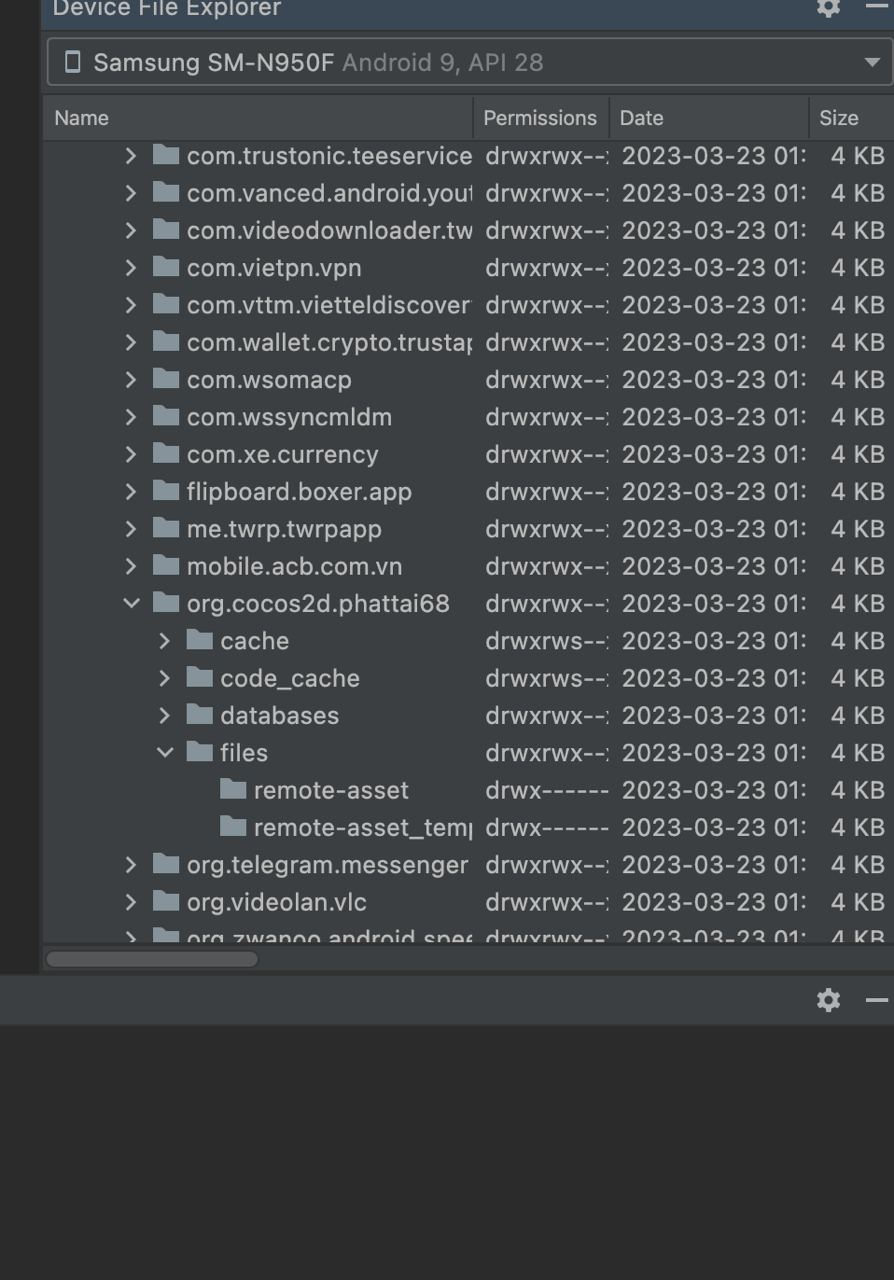 [2.2.2] Apk load manifest fail with Android 9 · Issue #14631 · cocos/cocos-engine · GitHub