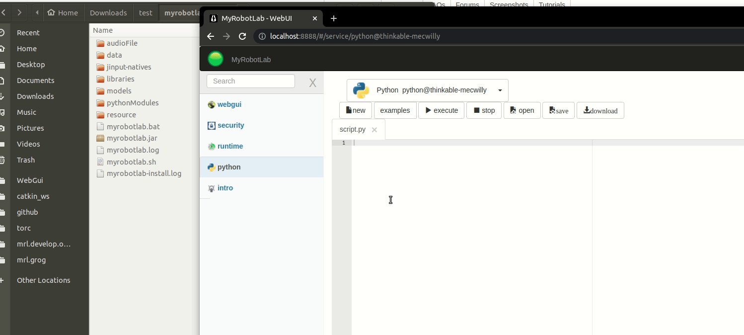 Improvement to saving files in WebGUI · Issue #1035 · MyRobotLab/myrobotlab · GitHub