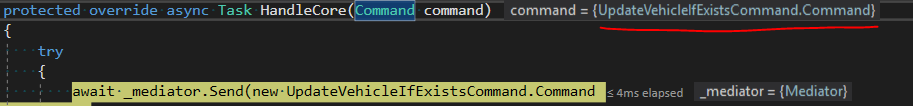 Commands that derive from commands causes problems in v4 · Issue #229 · jbogard/MediatR · GitHub