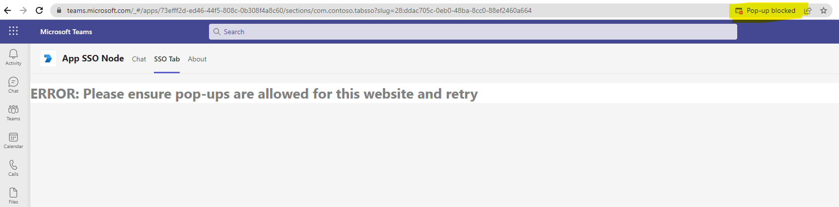 App publication failed because the consent pop-up window is getting ...