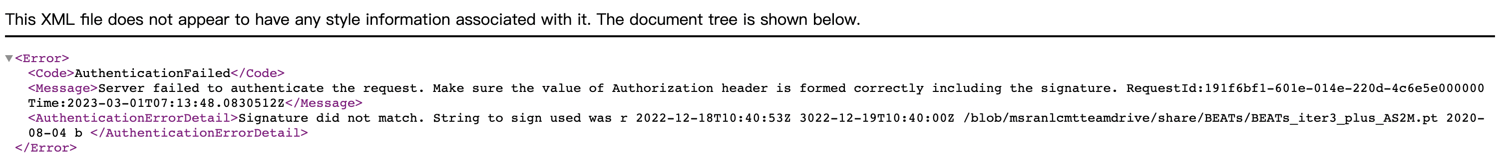 [BEATs] pretrained models are unavailable for download · Issue #1009 · microsoft/unilm · GitHub