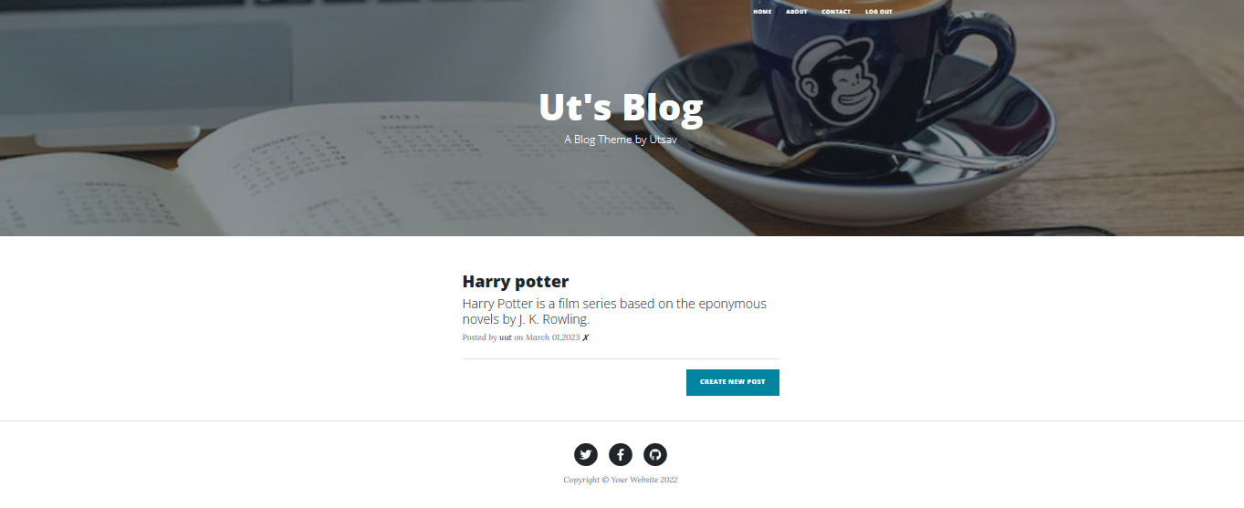 GitHub - ut81/Blog-capstone-project