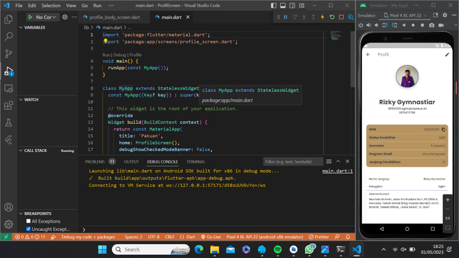 GitHub - agim6/profilescreen