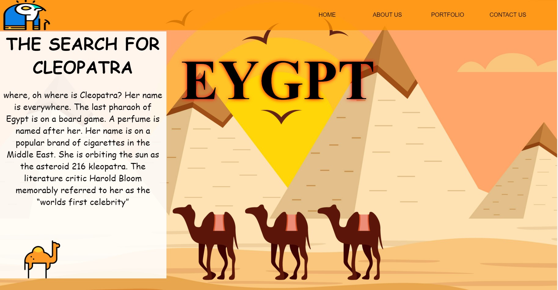 GitHub - Melika-haqshenas-web/Travel-to-EGYPT: 😲Through this site, you can have a dream trip to ...