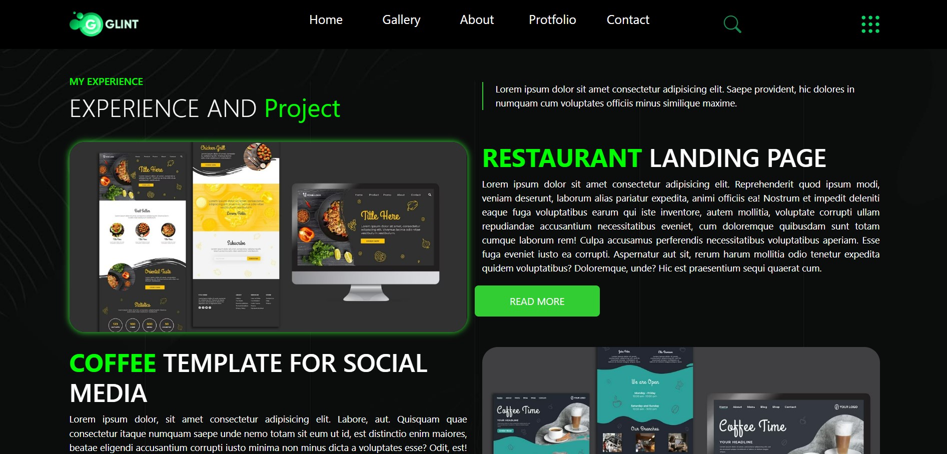 GitHub - Melika-haqshenas-web/Personal-WebSite-Template: 😉This site it ...