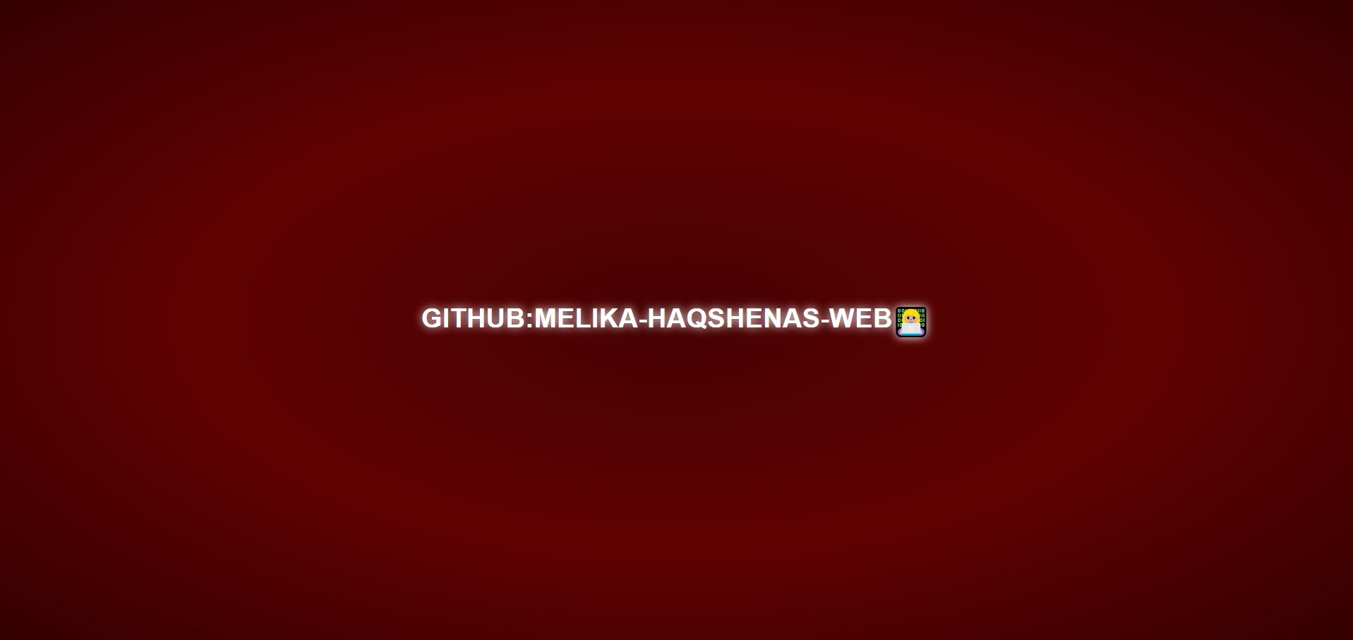 GitHub - Melika-haqshenas-web/Welcome-Page: 😊A self-introduction page at the beginning of the ...