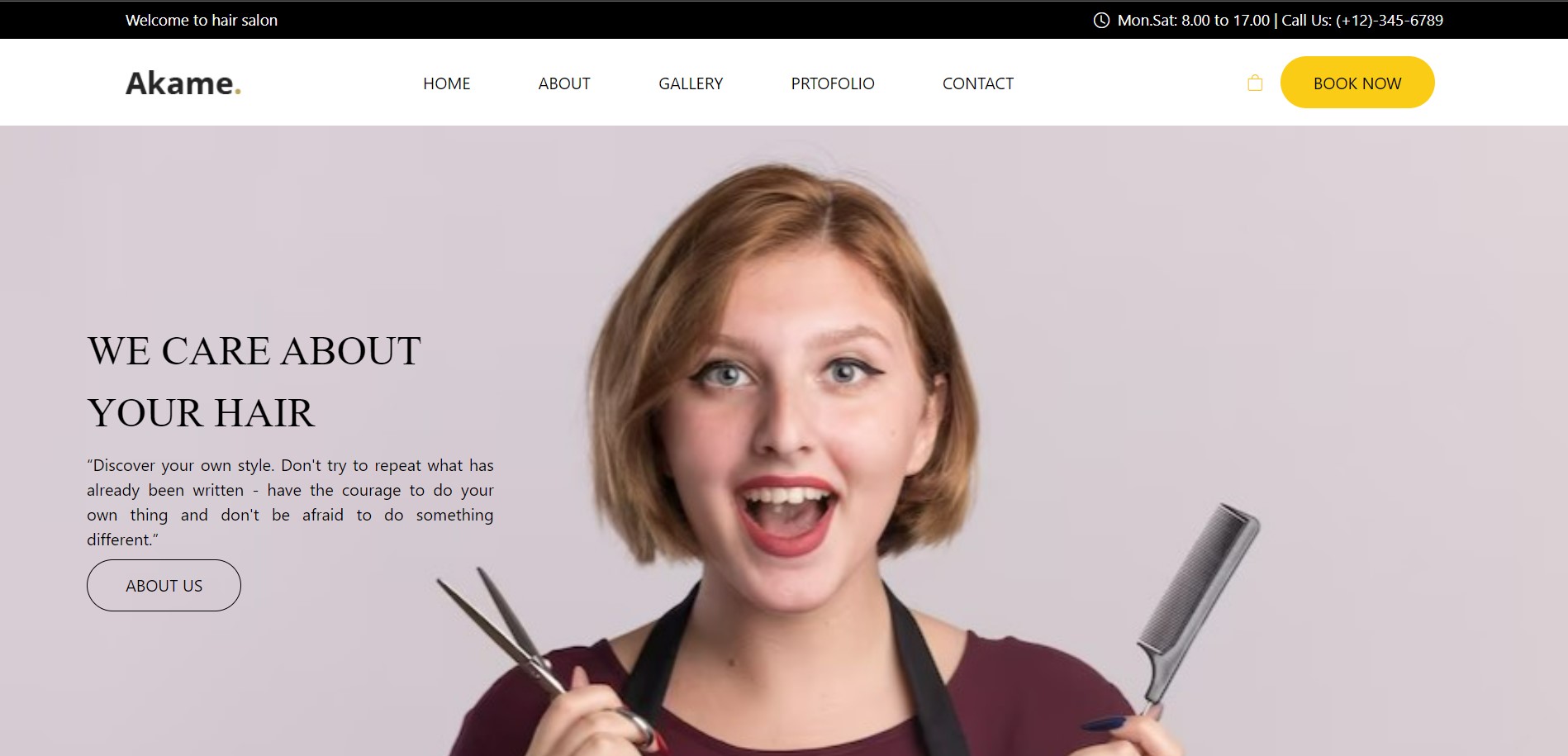 GitHub - Melika-haqshenas-web/Hair-Salon: 💇‍♀With a great website, you can introduce yourself to ...