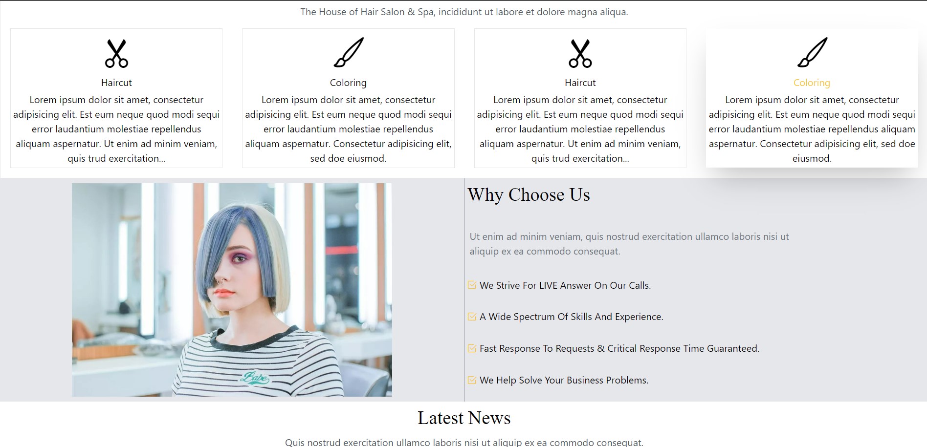 GitHub - Melika-haqshenas-web/Hair-Salon: 💇‍♀With a great website, you can introduce yourself to ...