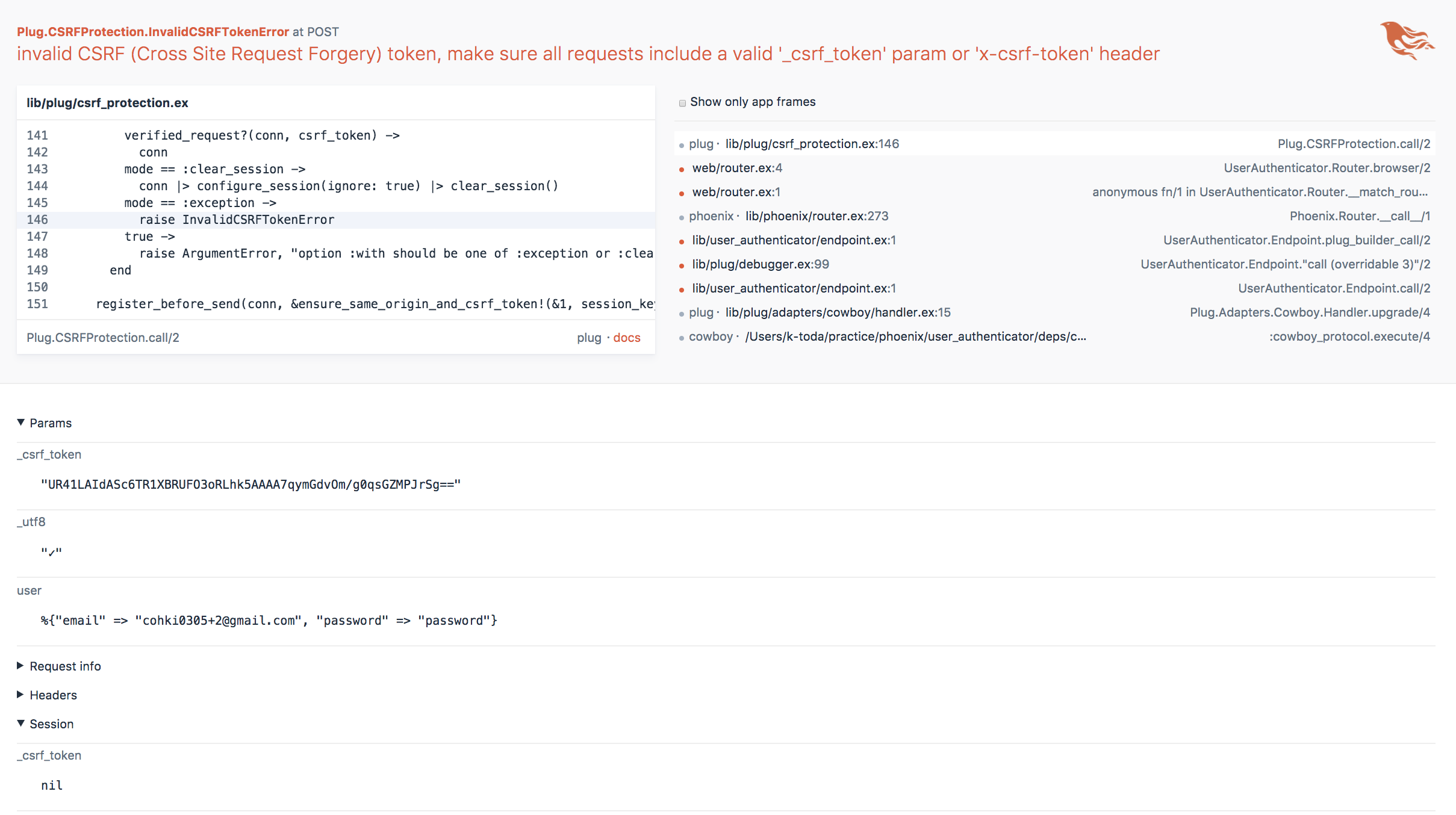 Got InvalidCSRFTokenError · Issue #2534 · phoenixframework/phoenix · GitHub