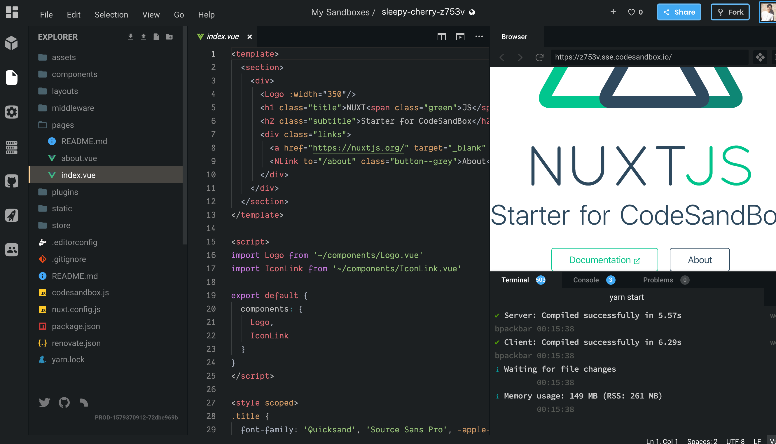 CodeSandBoxによる環境構築 · Issue #18 · cohki0305/SlackCloneApp · GitHub
