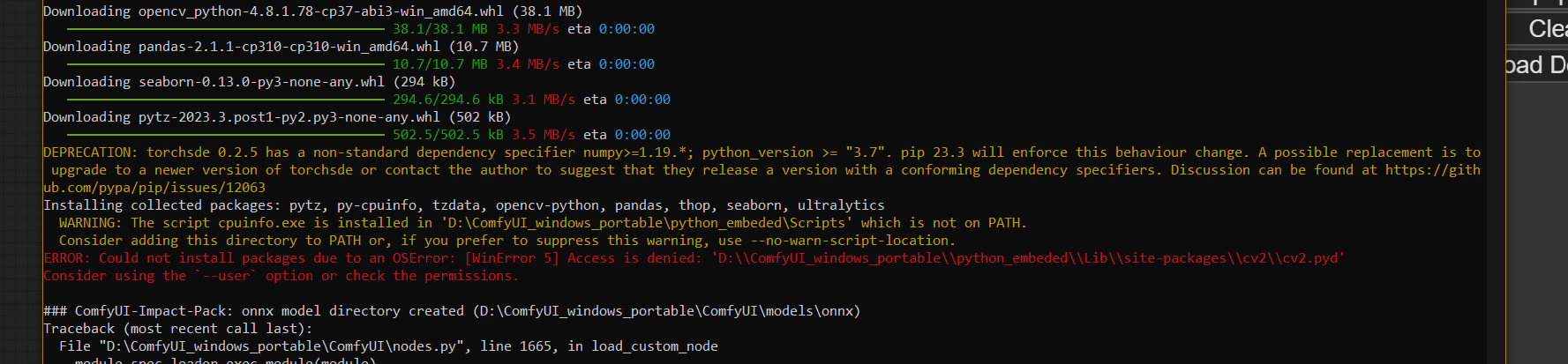 I Cannot Install It Please Help · Issue 196 · Ltdrdata Comfyui Impact Pack · Github