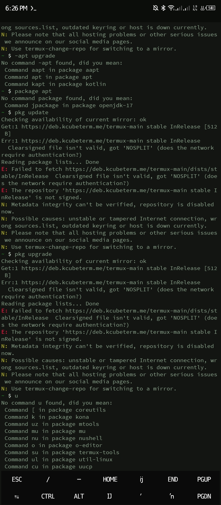Not Update termux · Issue #17698 · termux/termux-packages · GitHub