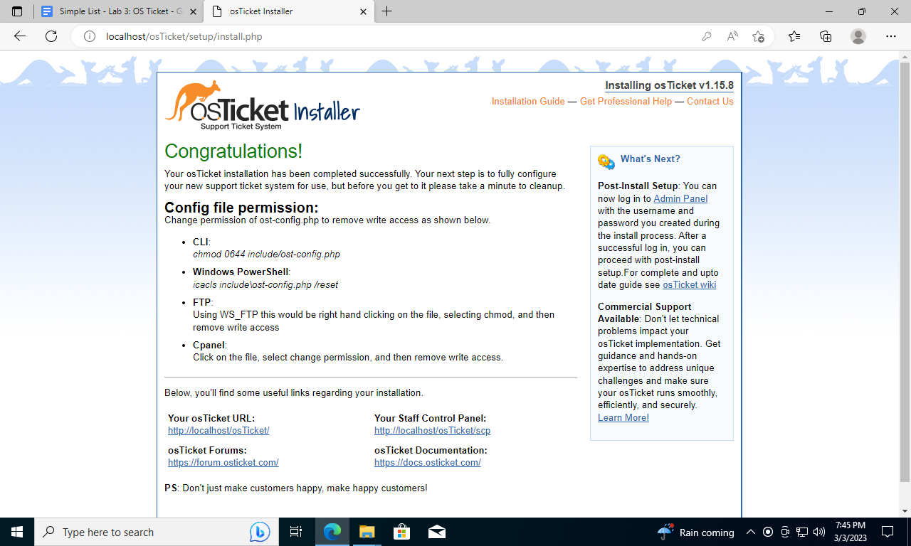 GitHub - TheSimpleFella/osticket-installation: Simple steps to install osTicket.
