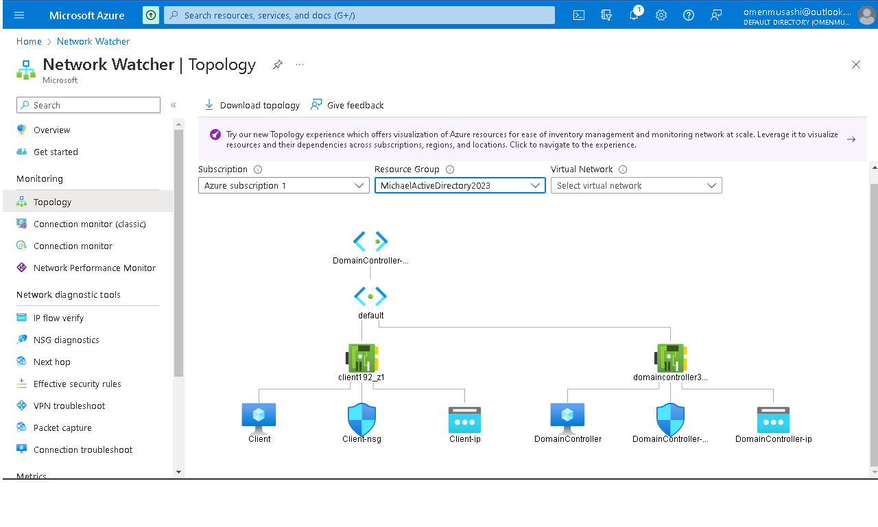 GitHub - TheSimpleFella/Active-Directory: Using Azure to create an Active Directory