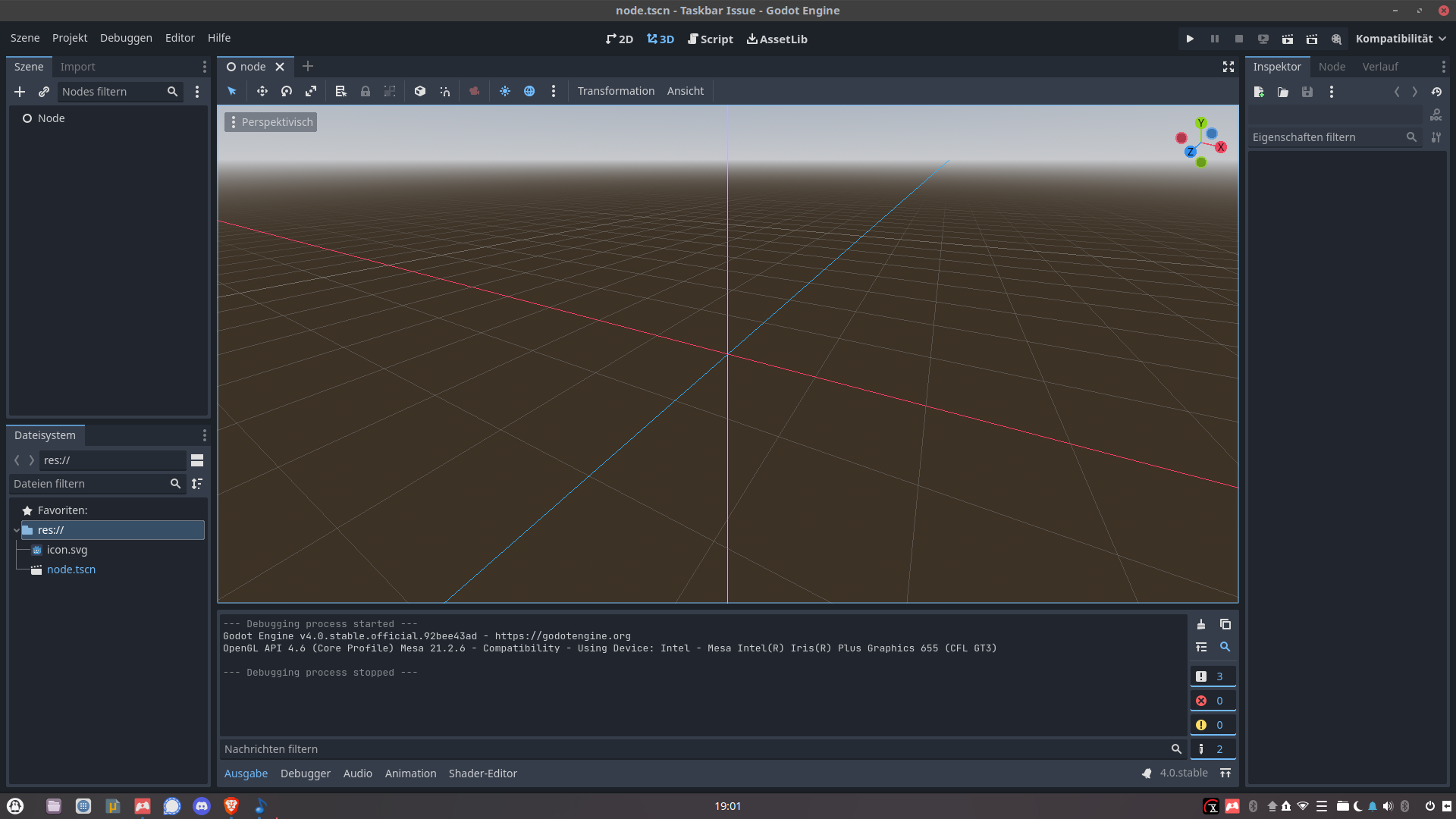 Editor disappears in Taskbar · Issue #74169 · godotengine/godot · GitHub