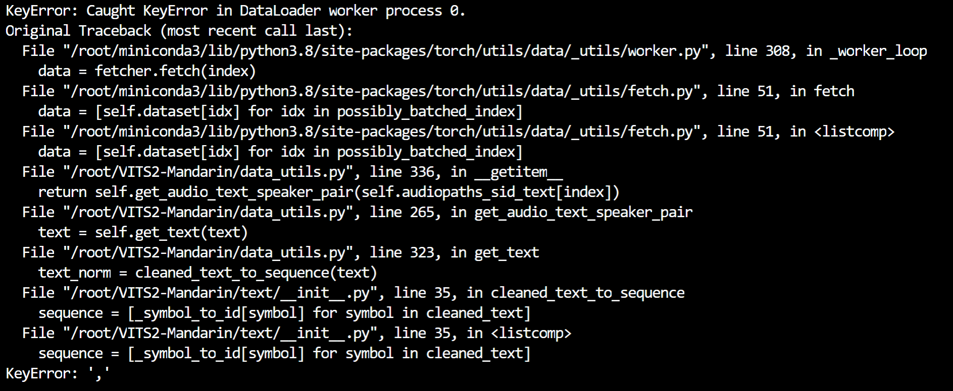Keyerror When Training The Chinese Dataset · Issue 53 · P0p4kvits2