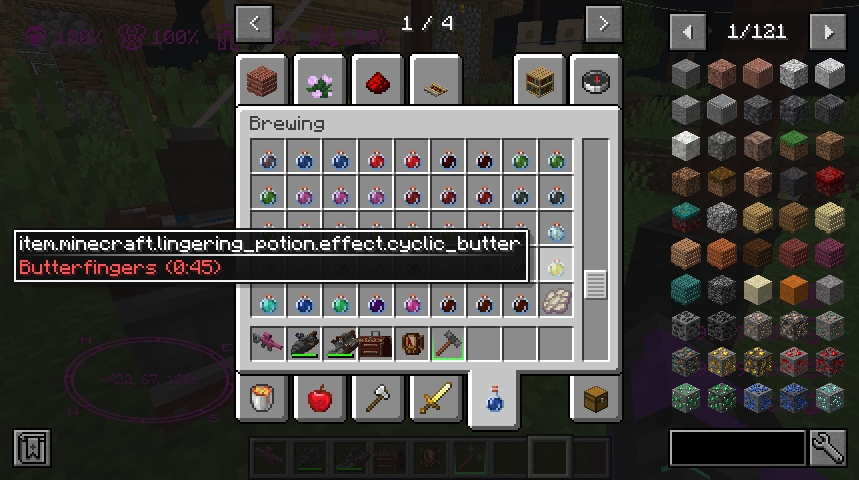 item.minecraft.lingering_potion.effect.cyclic_flight · Issue #2260 · Lothrazar/Cyclic · GitHub
