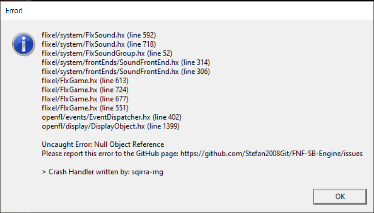 FlxSound bug? · Issue #12057 · ShadowMario/FNF-PsychEngine · GitHub