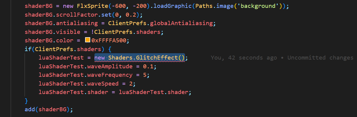 Wavy background on main menu · Issue #12372 · ShadowMario/FNF ...