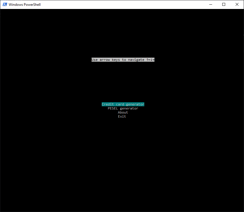 GitHub - J2N3K/cc-pesel-gen: Credit card and PESEL generator utilising ...