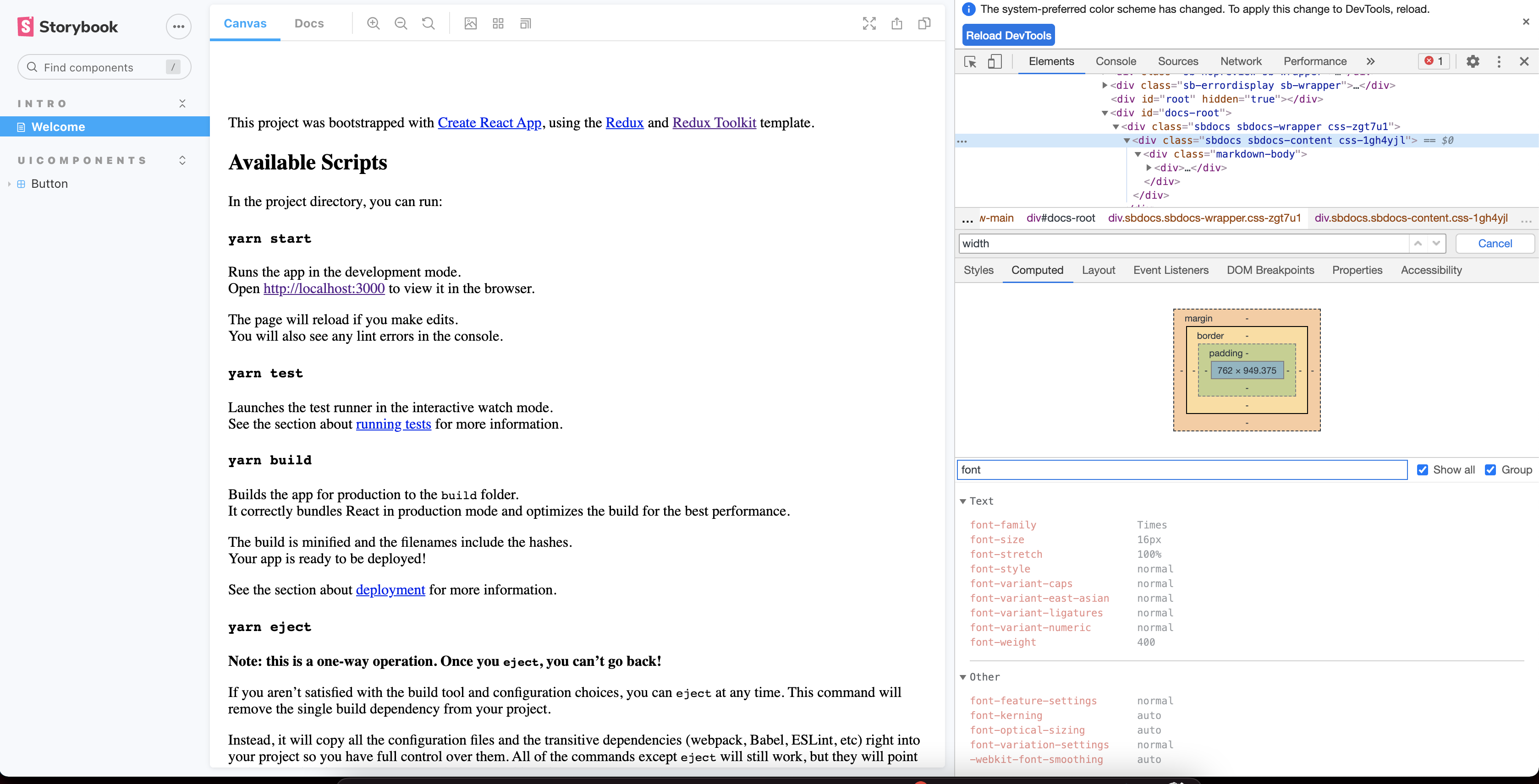 MDX styling issue · Issue #14078 · storybookjs/storybook · GitHub