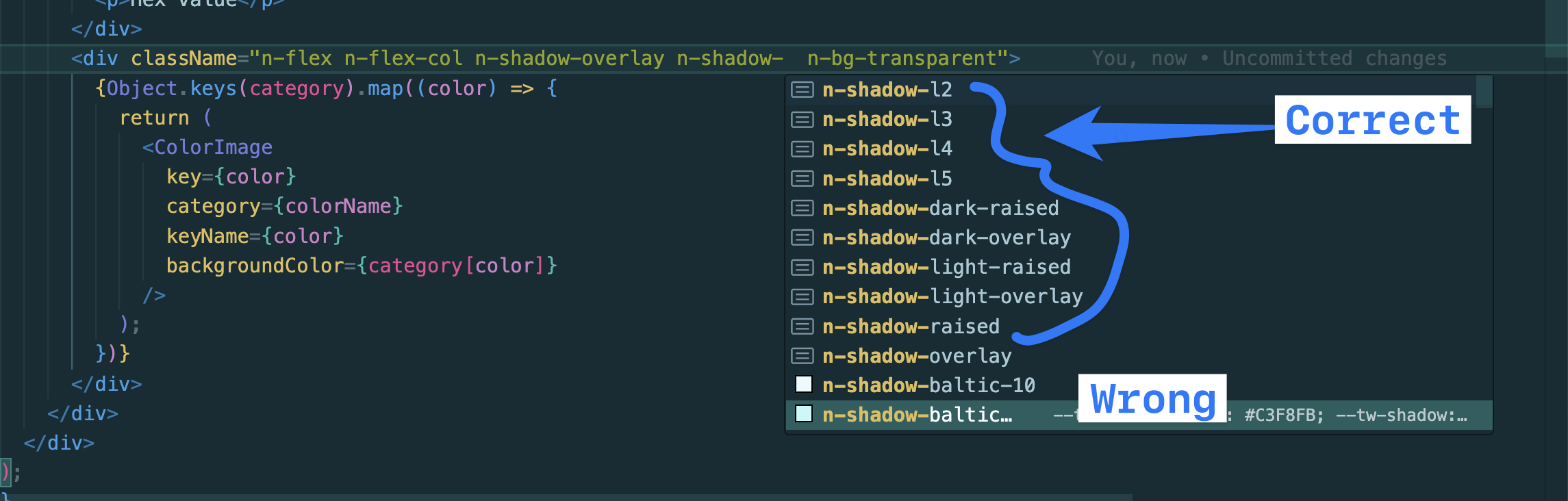 Colors and Shadows are mixed up with custom theme · tailwindlabs ...