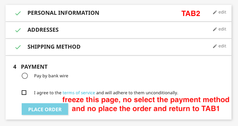 Manipulate the Carrier restrictions in checkout (when multiple navigation tabs opened) · Issue ...