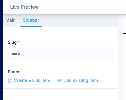 [4.x] Sections in live preview sidebar look a little off · Issue #7960 · statamic/cms · GitHub