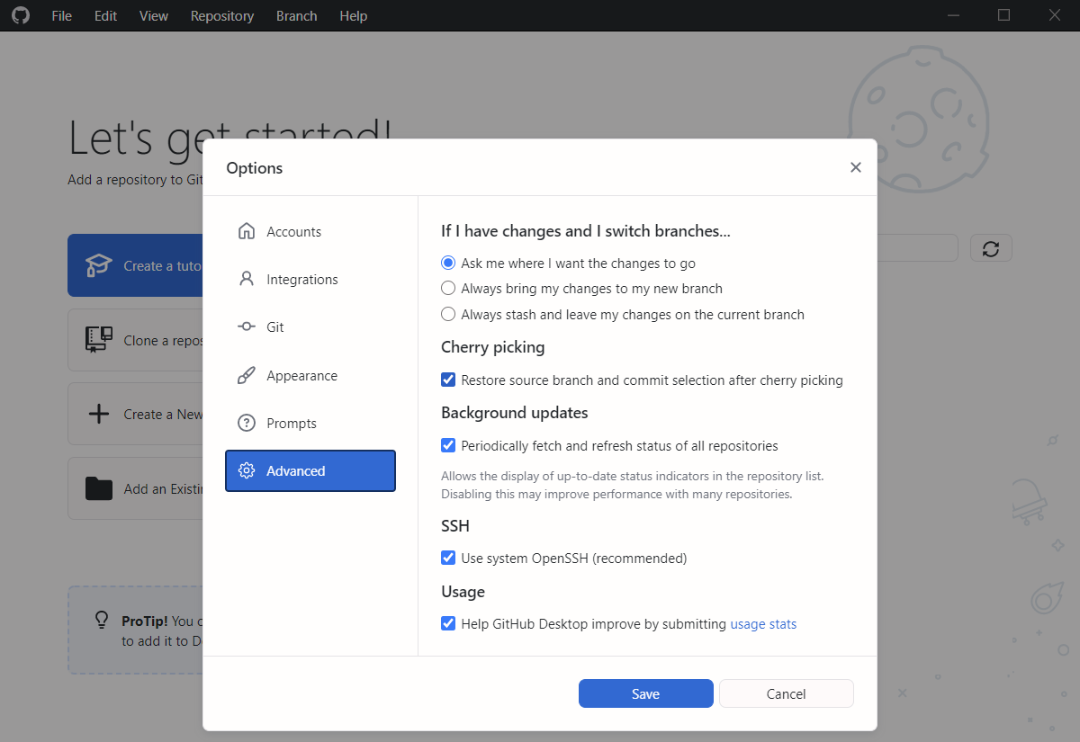 cherry-pick: Add an option to restore source branch instead of staying ...