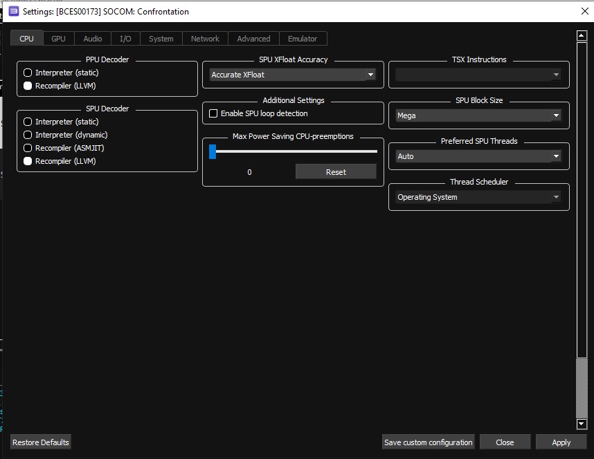[Regression] SOCOM CONFRONTATION Texture bug and sound bug · Issue #14259 · RPCS3/rpcs3 · GitHub