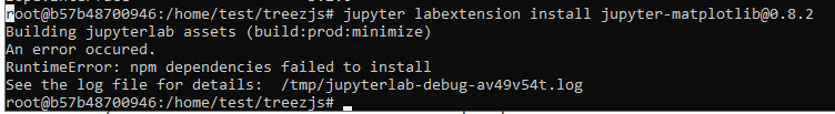 Error: Module jupyter-matplotlib, semver range ^0.5.0 is not registered as a widget module ...