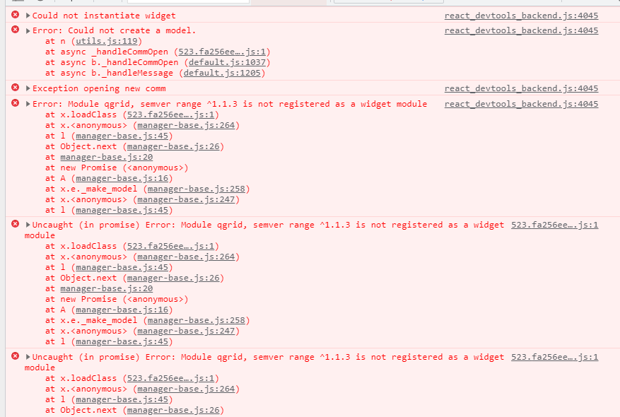 Error displaying widget · Issue #3 · PitterPatterPython/qgrid · GitHub