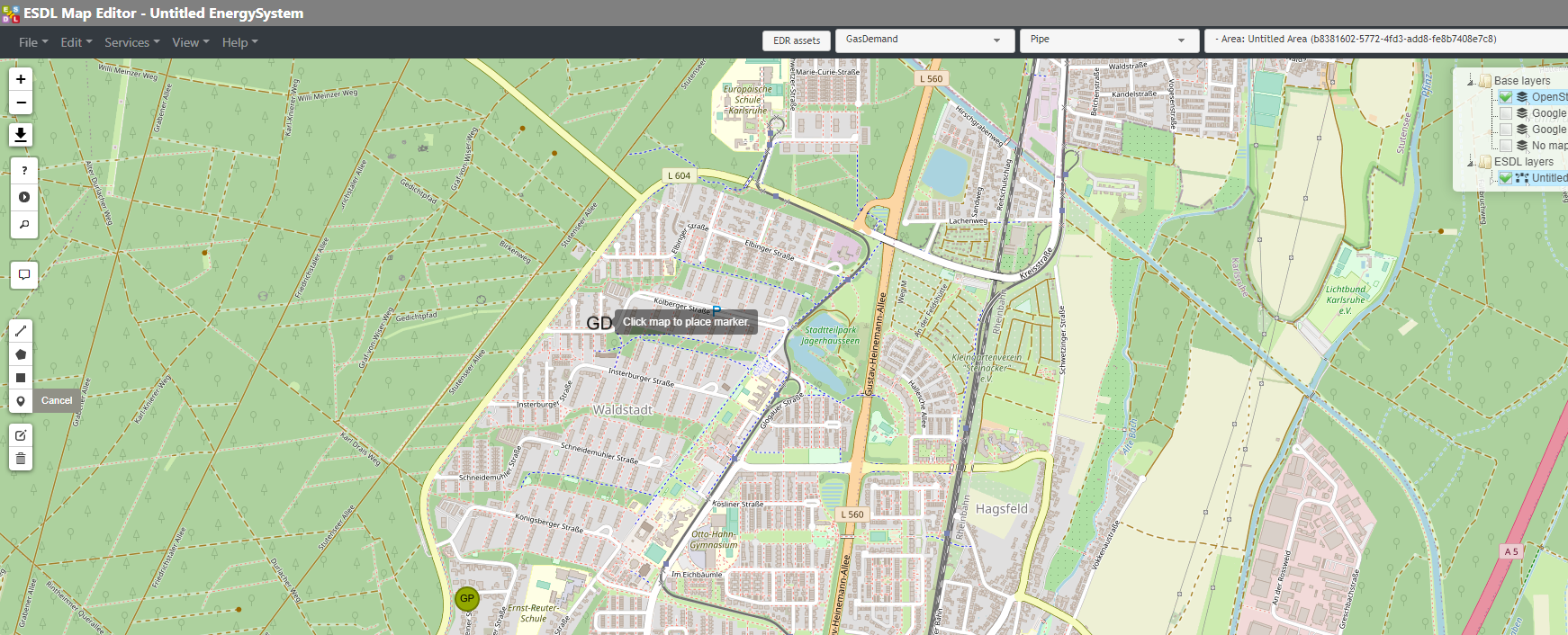 Not able to place marker for GasDemand · Issue #17 · ESDLMapEditorESSIM/esdl-mapeditor · GitHub