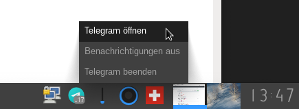 Telegram does not open from tray icon · Issue #17447 · telegramdesktop ...
