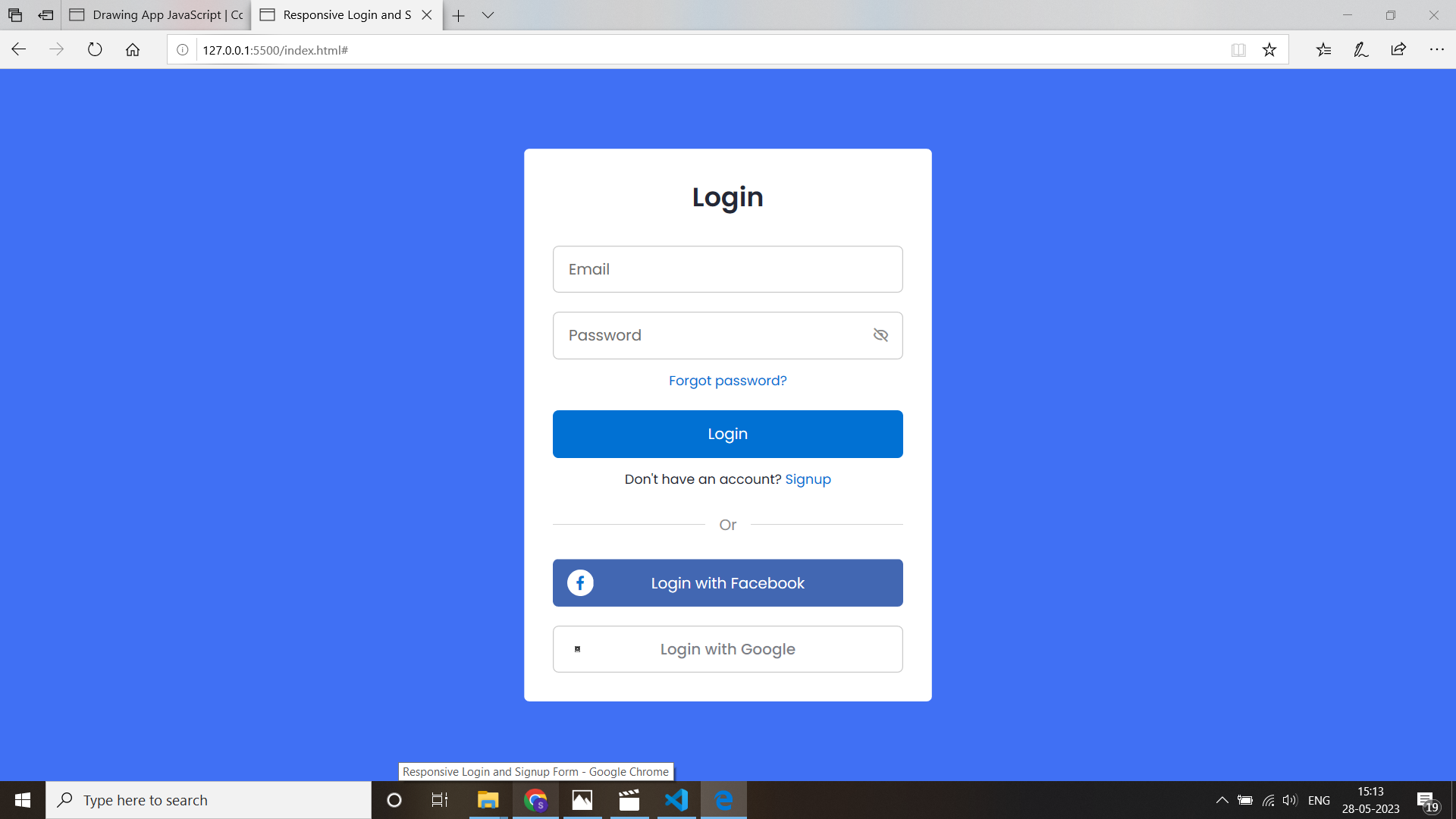 GitHub - samyak2403/Login-Signup-Form: Today I’m going to build a ...