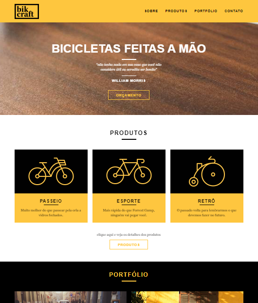 GitHub - vanderL/Bikcraft: Curso Origamid