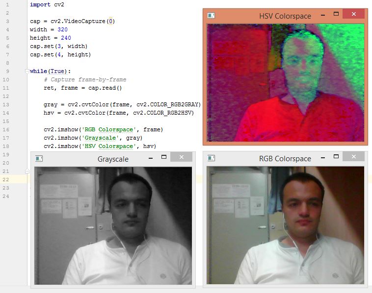 GitHub - RashidTojiboyev/GRAYSCALE-and-HSV: Apply color conversion on the live video stream and ...