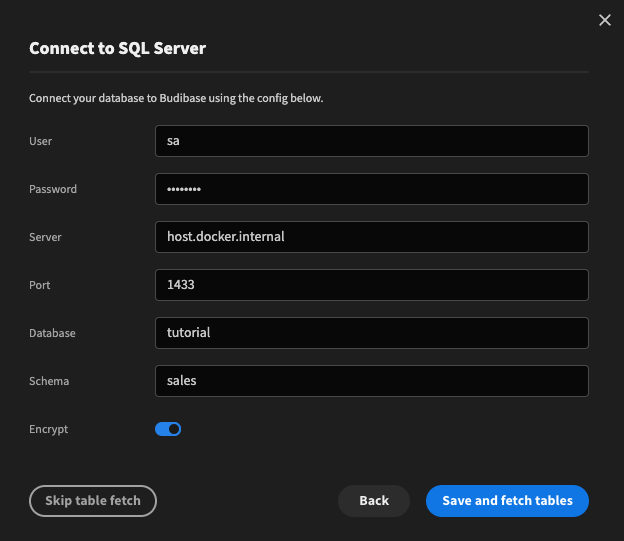 Connecting to MS SQL Express instance · Budibase budibase · Discussion #9935 · GitHub