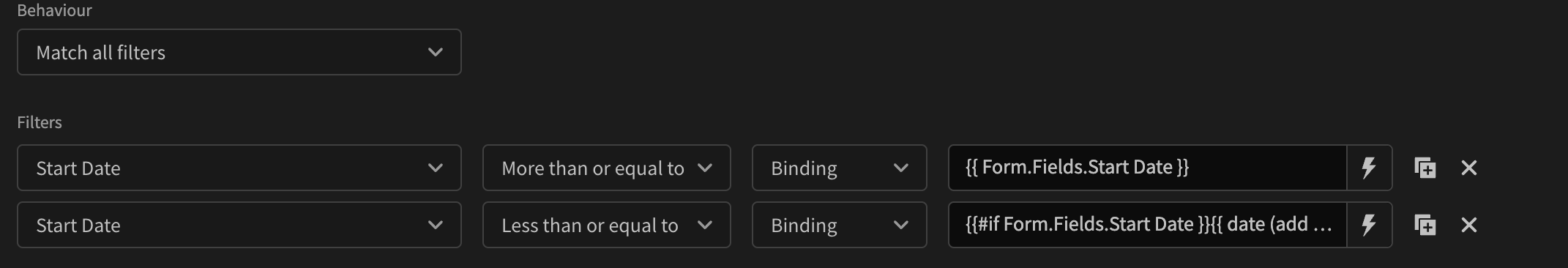 Filters in the app (for end user) · Budibase budibase · Discussion ...