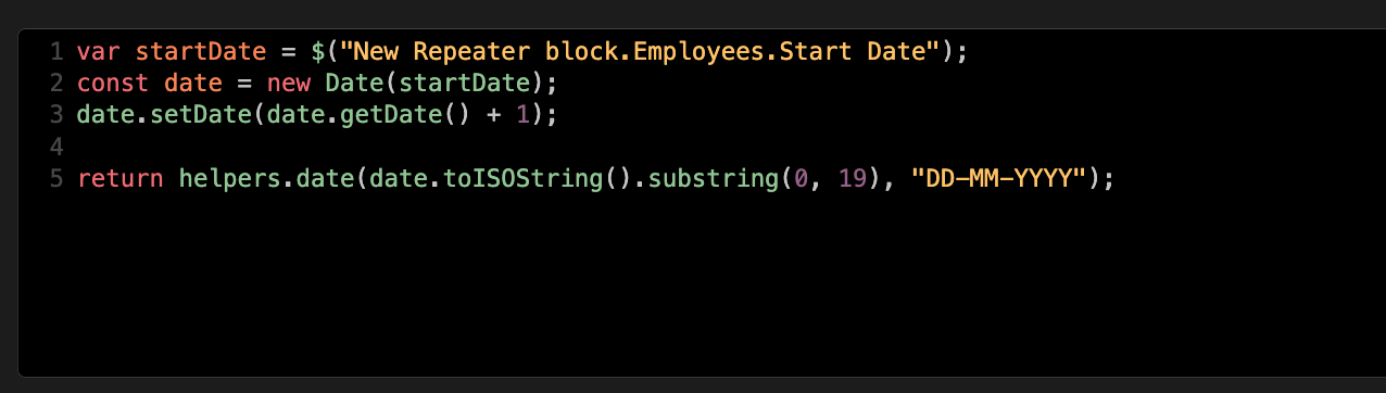 Adding days to a date in JS using moment · Budibase budibase · Discussion #10473 · GitHub
