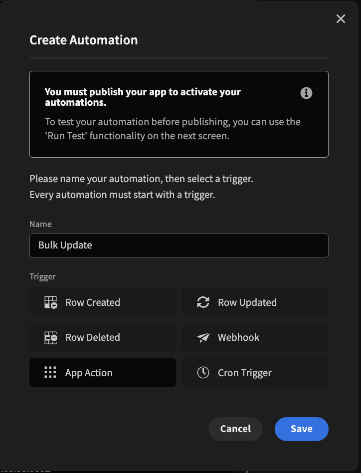 Bulk Update selected rows with value · Budibase budibase · Discussion ...