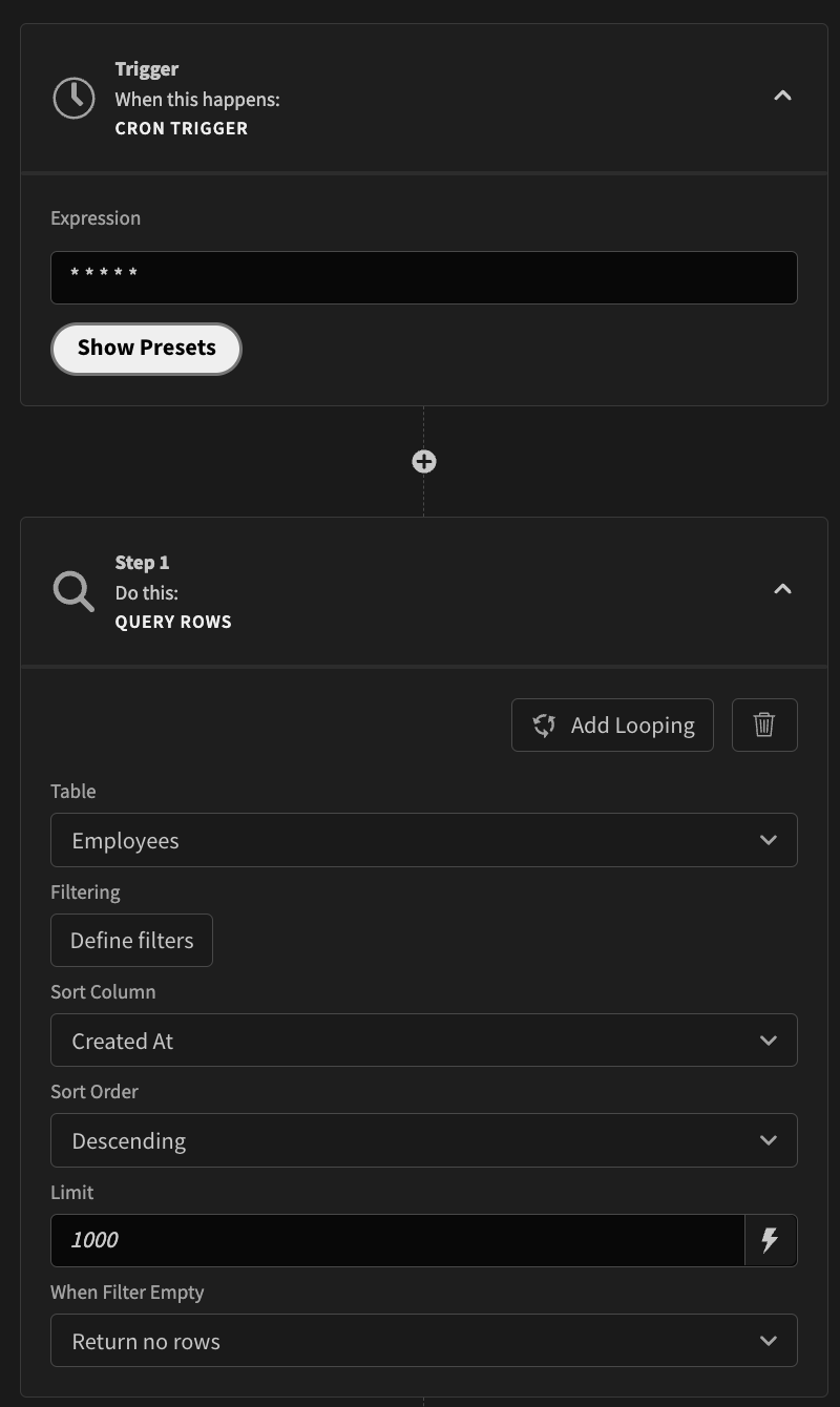 Budi 7215 Automation Query Rows Does Not Fetch Latest Data From Internal Tabel · Issue 10733