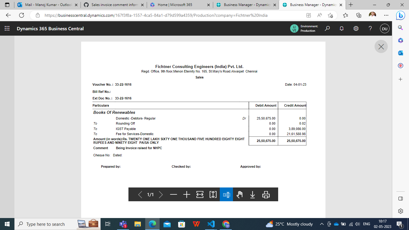 purchase invoice comment information should be print in voucher register report Cust · Issue ...