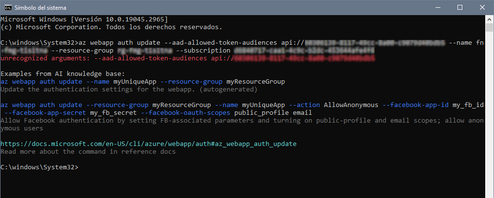aad-allowed-token-audiences not implemented · Issue #26603 · Azure/azure-cli · GitHub