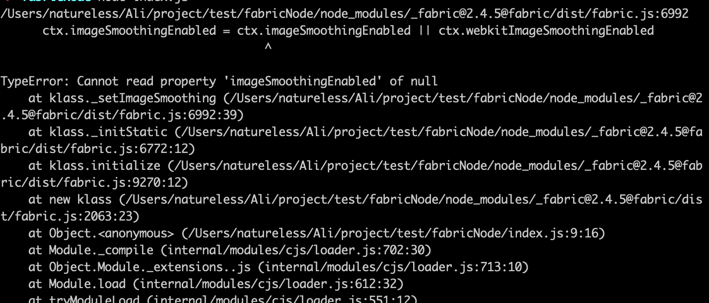 fabric.createCanvasForNode replacement? · Issue #4586 · fabricjs/fabric.js · GitHub